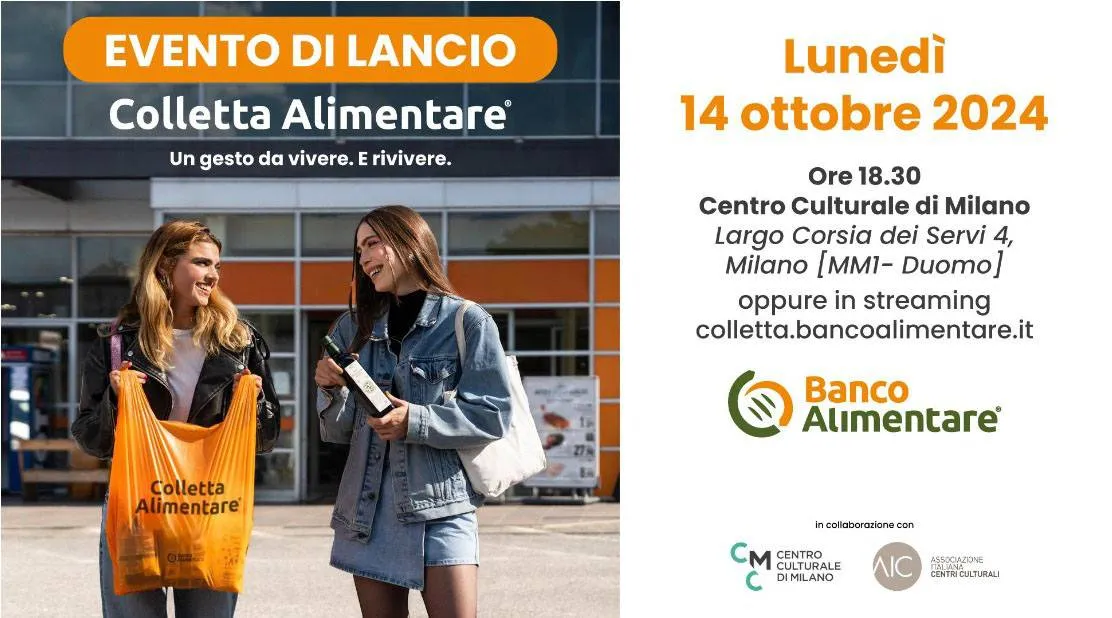Presentazione della Giornata Nazionale della Colletta Alimentare 2024 ...